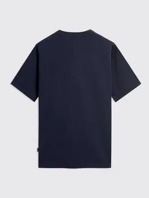 SEBAGO Crew-neck Short-sleeved Cotton T-shirt With Applied Logo