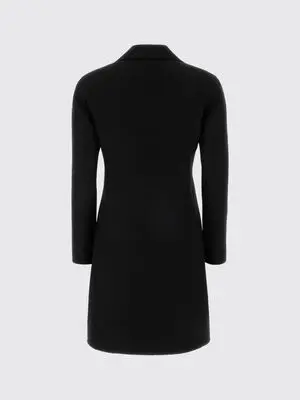 JIL SANDER Knee-length Single-breasted Coat In Virgin Wool And Silk