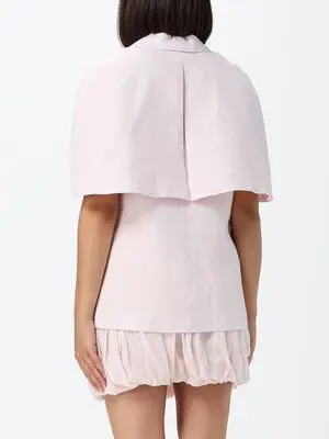 TWINSET Viscose Blend Cape Blazer - Sand