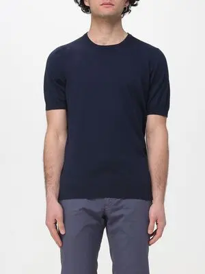 FAY Cotton Crewneck Pullover - Blue