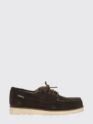 SEBAGO Suede Loafers With Contrast Stitching - Brown