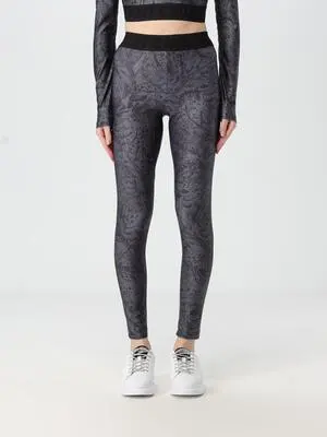 Just Cavalli Printed Slim Fit Leggings - Grey
