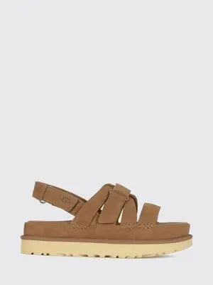 UGG Goldenstar Gleam Suede Sandals Brown