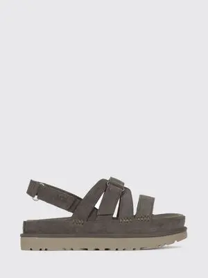 UGG Goldenstar Gleam Suede Sandals - Grey