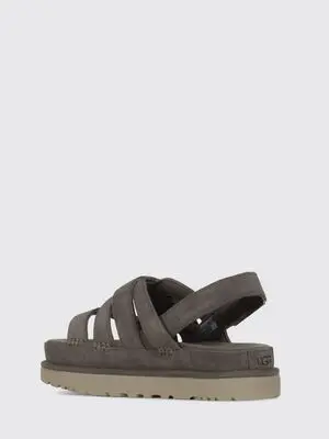 UGG Goldenstar Gleam Suede Sandals - Grey