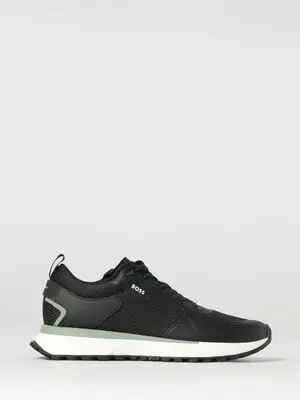 BOSS Mesh And Rubber Sneakers - Black