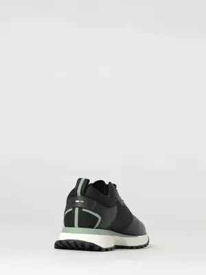 BOSS Mesh And Rubber Sneakers - Black