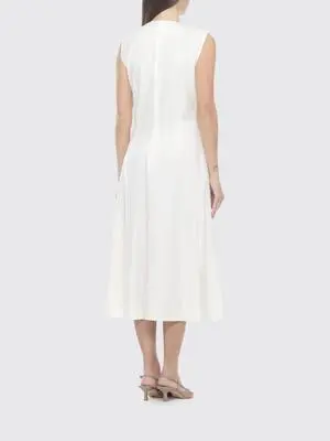 Fabiana Filippi Sleeveless Midi Dress With Crochet Bodice