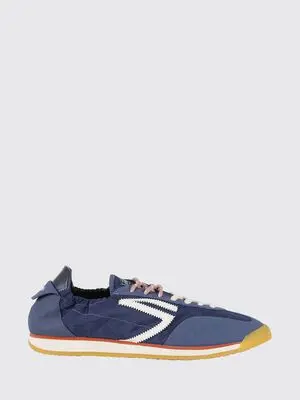 PURAAI Panther Vegan Leather And Nylon Sneakers - Blue