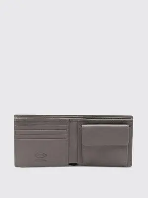 TOD'S T Timeless Grained Leather Wallet