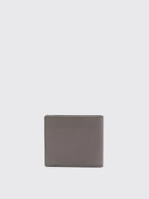 TOD'S T Timeless Grained Leather Wallet