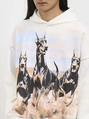 REPRESENT Printed Cotton Hoodie