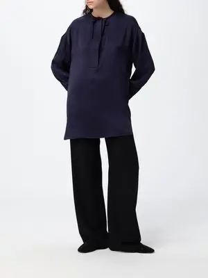 Giorgio Armani Silk Shirt With Pussybow Collar