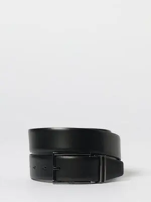 BOSS Leather Belt With Buckle