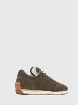 TOTEME Sport Nylon And Suede Sneakers