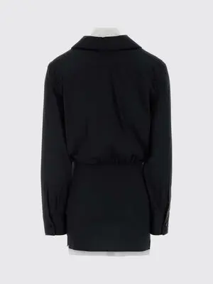 Attico Stretch Cotton Double-layer Mini Dress
