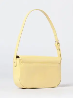 Patrizia Pepe Patent Leather Shoulder Bag With Fly Logo