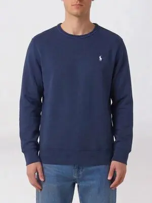 Polo Ralph Lauren Cotton Blend Crewneck Sweatshirt With Logo - Blue