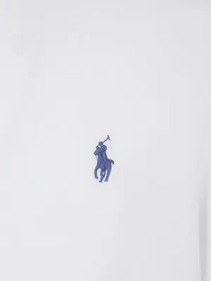 Polo Ralph Lauren Crewneck Sweatshirt With Embroidered Logo - White