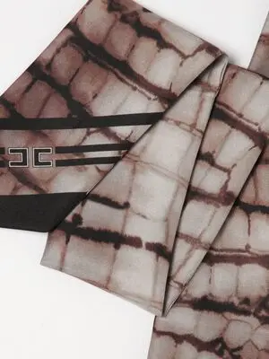 Elisabetta Franchi Silk Bandeau