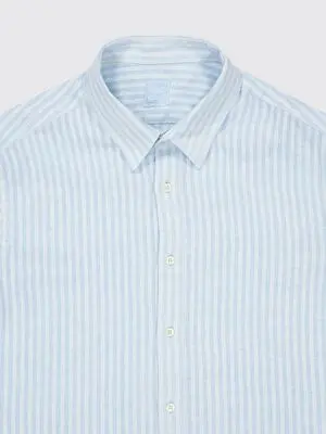 120% Lino Shirt Colour - Blue
