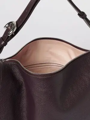 COCCINELLE Leather Tote Bag - Plum