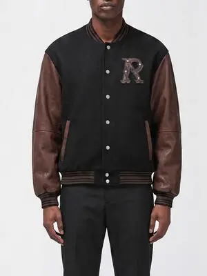 REPRESENT Wool Bomber Jacket With Logo - Brown