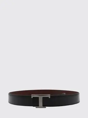 TOD'S Logo Buckle Belt - Black