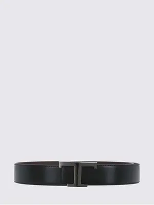 TOD'S Logo Buckle Belt - Black