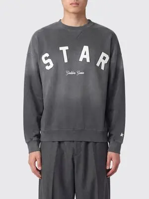 GOLDEN GOOSE Embroidered Logo Sweatshirt - Grey