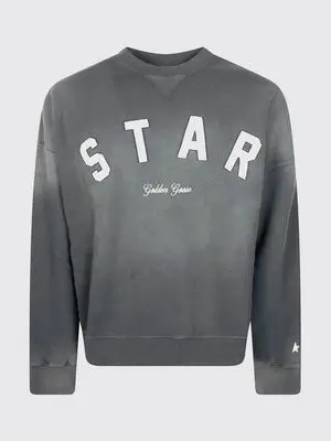 GOLDEN GOOSE Embroidered Logo Sweatshirt - Grey