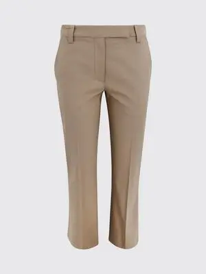 Brunello Cucinelli Flared Stretch Cotton Trousers