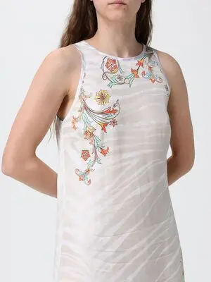 Just Cavalli Printed Viscose Midi Dress