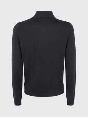 DIESEL® Long Sleeve Knit Top With Keyhole Detail
