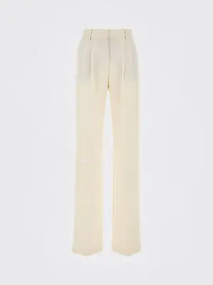 Andamane Nathalie Satin Palazzo Trousers - Milk