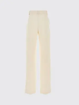 Andamane Nathalie Satin Palazzo Trousers - Milk