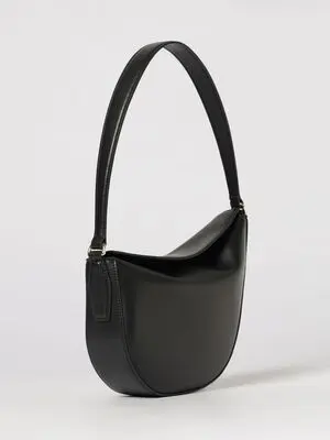 BOSS Smooth Bovine Leather Hobo Bag With Metal Logo
