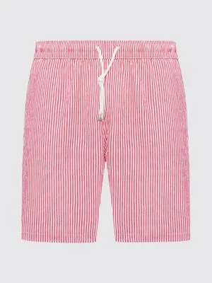 FAY Striped Technical Fabric Swimsuit - Red