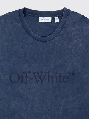 Off-White Cotton Tank Top With Crew Neck And Tone-on-tone Logo