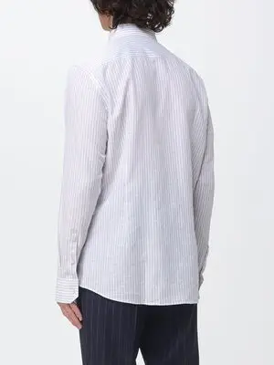 BOSS Striped Linen Shirt - Multicolor
