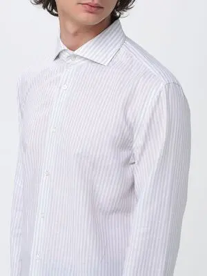 BOSS Striped Linen Shirt - Multicolor