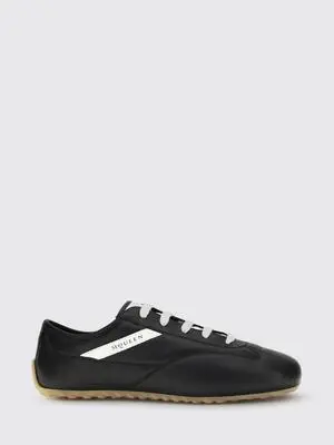 Alexander McQueen Boxe Leather Sneakers - Black