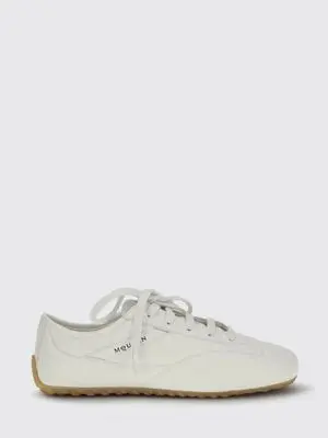 Alexander McQueen Boxe Leather Sneakers - White