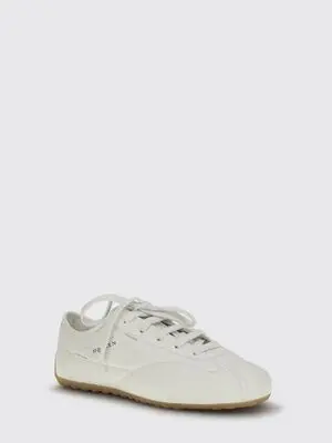 Alexander McQueen Boxe Leather Sneakers - White
