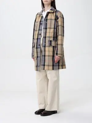 Barbour Plaid Jacket With Classic Collar
