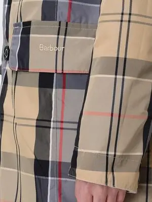 Barbour Plaid Jacket With Classic Collar