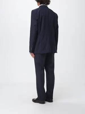 BOSS Pinstriped Virgin Wool Single-breasted Dress