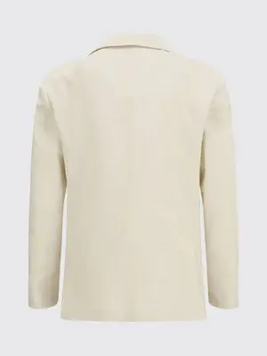 LARDINI Single-breasted Cotton And Silk Blazer