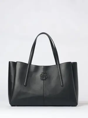 BOSS Grained Faux Leather Bag - Black