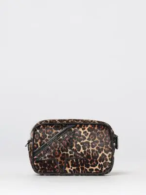 GOLDEN GOOSE Leopard Print Crossbody Bag - Beige